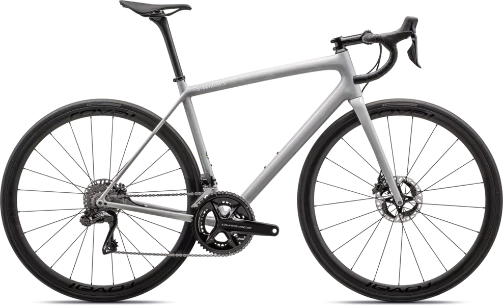 2023 S-Works Aethos Di2 - 52 - GLOSS BIRCH/ABALONE-LAPIS ORGANIC COLOR RUN/DUNE | TheFlow.bike